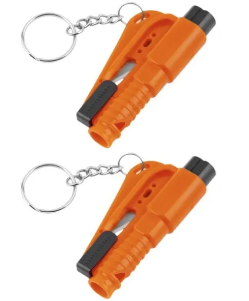 Keychain Car Escape Tool, Pack of 2 - Window Breaker